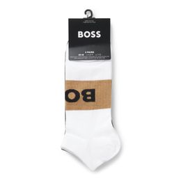 BOSS Herren Sneakersocken "3P AS Logo CC", Gr. 39, wei&szlig;, Baumwollmischung, Socken