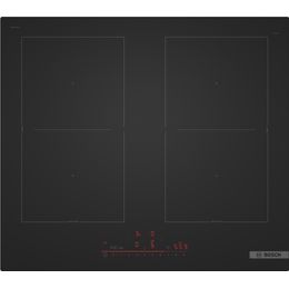 Bosch Induktions-Kochfeld "PVQ61CHB1E", B:59,2cm H:5,1cm T:52,2cmmatt, schwarz, Kochfelder, Moderne matte Optik: 5x weniger sichtbare Kratzer