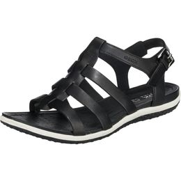 Geox Sandalen 'Vega' Damen Gr&ouml;&szlig;e 36 schwarz / wei&szlig;