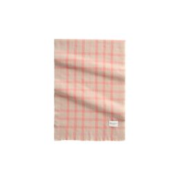 Marc O'Polo MARC O'POLO Damen Karotuch "mit kurzen Fransen"medium pink, kariert, Obermaterial: 100% Schurwolle, Modet&uuml;cher