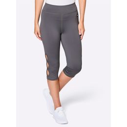 Catamaran Sports Damen Freizeithose mit Cut-outs, anthrazit, Gr&ouml;&szlig;e 36/38