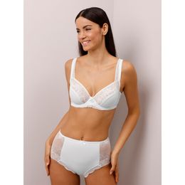 w&auml;schepur w&auml;schepur Damen Taillenslip mit seitlicher Spitze, 2x wei&szlig;, Gr&ouml;&szlig;e 36/38