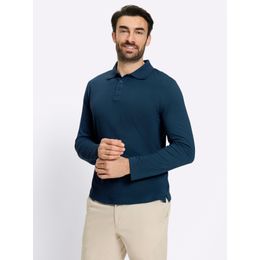 Catamaran Herren Langarm-Poloshirt mit Flachstrick-Kragen, dunkelblau, Gr&ouml;&szlig;e 56/58