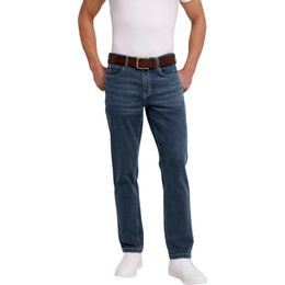 Herren 5-Pocket-Jeans mit spezieller Waschung dark blue, Gr&ouml;&szlig;e 56