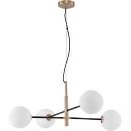 NOVA LUCE H&auml;ngeleuchten "VITTA", 4, &Oslash; 103cm H: 130cm, 1 Stk., gold, Esszimmer, Leuchten, Ohne Beleuchtung