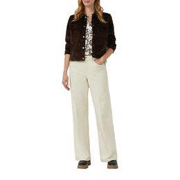 s.Oliver Damen Langarmbluse, bunt, Gr. 44, bedruckt, Web, Obermaterial: 84% Viskose, 16% Polyamid, Blusen, mit floralen Muster