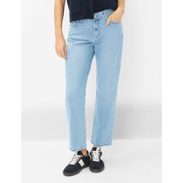 Brax Damen Five-Pocket-Hose Style MADISON S USED BLEACHED BLUE, denim hellblau, Gr. 40K