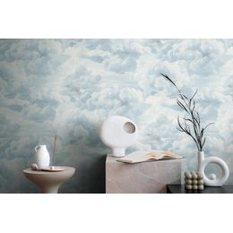 Livingwalls LIVING WALLS Vliestapete "Michalsky 6 Himmel-Tapete Mustertapete mit Wolken Wolken", B/L: 0,53m x 10,05m, Rollen: 1, blau, Wohnzimmer, Tapeten,
