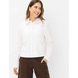 Brax Damen Bluse Style VEGA white, wei&szlig;, Gr. 34