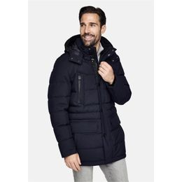 NEW CANADIAN Herren Parka, blau, Gr. 102, unifarben, 100% Polyester, Jacken, mit Fleece-Einsatz am Innenkragen
