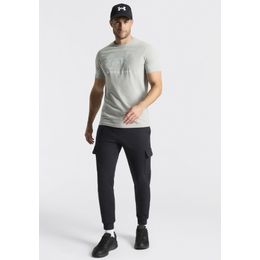Under Armour Herren Jogginghose "UA RIVAL FLEECE CARGO JOGGER"schwarz,, wei&szlig;, Gr. M, Obermaterial: 80% Baumwolle, 20% Polyester, Hosen, f&uuml;r