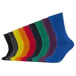 Socken Camano "9er Pack", Damen, Gr. 43-46, blau (classic blau), 80% Baumwolle, 17% Polyamid, 3% Elasthan, uni, Socken Socken