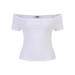 Urban Classics Damen T-Shirt "Urban Classics Damen Ladies Off Shoulder Rib Tee 2-Pack", gr&uuml;n, Gr. XL, unifarben, 97% Baumwolle, 3% Elasthan, Shirts