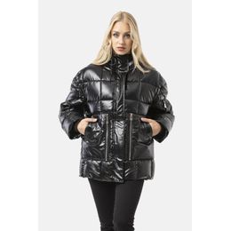 Cipo & Baxx CIPO & BAXX Damen Winterjacke "WM142"schwarz, Gr. XXL, unifarben, 75% Polyester, 25% Polyurethan, Jacken, Stilvoller Schutz f&uuml;r kalte Tage