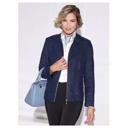 Jackenblazer "Blazer", Damen, Gr. 38, blau (marine), 100% Polyester, Blazer