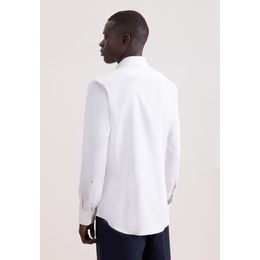 Seidensticker Herren Businesshemd "Schwarze Rose", wei&szlig;, Gr. 40, bedruckt, 100% Baumwolle, Hemden, Slim 1/1 Kentkragen Druck