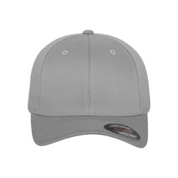 Flexfit Flex Cap "Flexfit Unisex Flexfit Combed"silber, Gr. L, unifarben, 63% Polyester, 34% Baumwolle, 3% Elasthan, Caps
