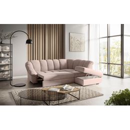 Ecksofa COTTA, B:260cm H:88cm T:104cmmud, 100% POLYESTER (PES), Wohnzimmer, Sofas, "Mado Ecksofa"
