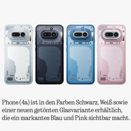 NOTHING Smartphone "Phone (4a)", 128 GBwei&szlig;, Mobiltelefone