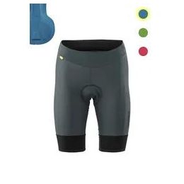 Fahrradhose Gonso "SITIVO W", Damen, Gr. 44, Normalgr&ouml;&szlig;en, grau (hellblau), 65% Polyamid, 35% Elasthan, Hosen Fahrradhose, Damen Radhose, Radlerhose mit speziellem Sitzpolster, Tight Fit