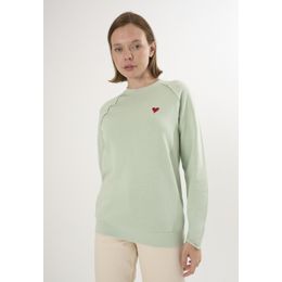 FELIX HARDY Damen Sweater "Basic Rundhals Sweatshirt"t&uuml;rkis, Gr. S, 65% Baumwolle, 35% Polyester, Sweatshirts