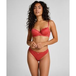 Hunkem&ouml;ller HUNKEM&Ouml;LLER Damen String "String Marine", Gr. Mrot, 94% Polyamid, 6% Elasthan, Unterhosen