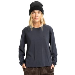 Quiksilver Damen Langarmshirt "Essential"tarmac, Gr. S, Obermaterial: 100% Walkfrottier;, Shirts