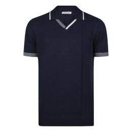 FELIX HARDY Damen Poloshirt "Trikot Kurzarm Polo Shirt"navy, Gr. L, 50% Baumwolle, 50% Polyacryl, Shirts