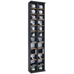 Media-Regal Vcm, B:42cm T:20cmanthrazit, honig, eiche, Regale, "Holz CD DVD Stand Regal Schrank St&auml;nder Almera"