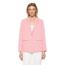 Betty Barclay Damen Longblazer "Damen mit Reverskragen"pink dolphin, Gr. 48, Obermaterial: 96% Polyester, 4% Elasthan; Futter: 100% Polyester, Blazer