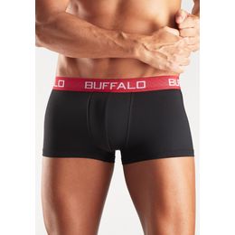 Buffalo Boxershorts Herren Gr&ouml;&szlig;e M gelb / lila / rot / schwarz