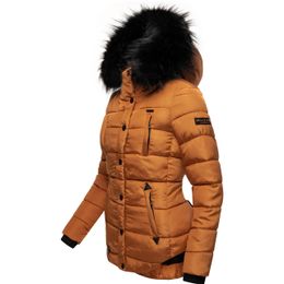 Marikoo Damen Steppjacke "Lotusbl&uuml;te", braun, Gr. S, Oberstoff: 100% Polyester. Futter: 100% Polyester. Wattierung: 100% Polyester. &Auml;rmelfutter: 100%