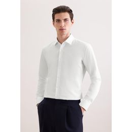 Seidensticker Herren Businesshemd "Schwarze Rose", wei&szlig;, Gr. 36, unifarben, 100% Baumwolle, Hemden, X-Slim 1/1 Kentkragen Uni