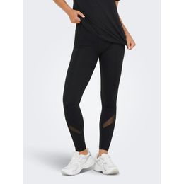 Only Play Damen Funktionstights "ONPRYA-3-POSH HW PCK TIGHTS NOOS", schwarz, Gr. M, unifarben, Jersey, Obermaterial: 75% Nylon, 25% Elasthan, Hosen,