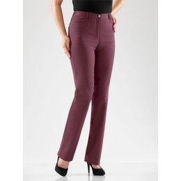 COSMA Damen Funktionshose, rot, Gr. 108, unifarben, 97% Baumwolle, 3% Elasthan, Hosen
