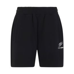 Plein Sport Herren Shorts "Icon"02, schwarz, Gr. XL, Stoff: 59% Baumwolle, 35% Polyester, 6% Elasthan, Hosen