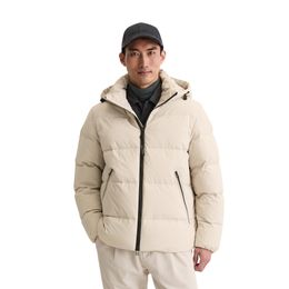 Marc O'Polo MARC O'POLO Herren Outdoorjacke "mit abnehmbarer Kapuze", beige, Gr. XXXL, unifarben, Obermaterial: 100% Polyester. F&uuml;llung: 70% Daune, 30% Feder.
