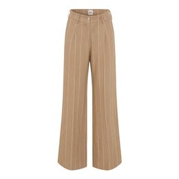 Brax Damen Culotte "Style MARLENE"hellbraun, Gr. 44, Web, 55% Baumwolle, 45% Leinen, Hosen
