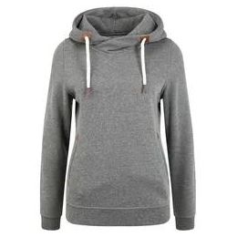 Kapuzenpullover oxmo "Hoodie OXVicky", Herren, Gr. L, grau (grau mel), Obermaterial: 80% Polyester PES. 20% Baumwolle CO., Sweatshirts Kapuzenpullover
