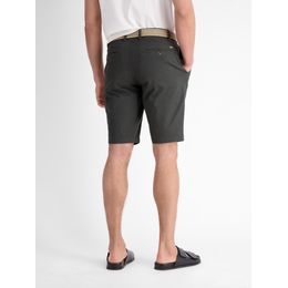 Lerros Herren Chinoshorts "Bequeme Chino-Bermuda mit G&uuml;rtel und Minimalprint"schwarz graphite, Gr. 38, 98% Baumwolle, 2% Elasthan, Hosen, Leichte