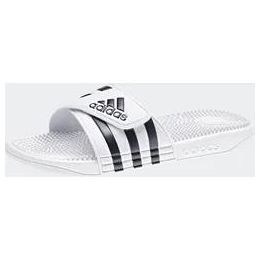 Badesandale Adidas SPORTSWEAR "ADISSAGE BADESCHLAPPEN", Herren, Gr. 47, schwarz-wei&szlig; (cloud wei&szlig;, core schwarz, ftwr wei&szlig;), Synthetik, Schuhe, Badelatschen