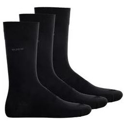 Kurzsocken BOSS "Socken 3er Pack", Herren, Gr. 43-46, schwarz, Obermaterial: 75% Baumwolle CO. 23% Polyamid PA. 2% Elasthan EL., Socken
