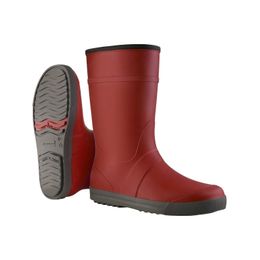 Dunlop Damen Gummistiefel "Amsterdammer", Gr. 37, rot, Obermaterial: 100% sonstige Fasern AF., Schuhe
