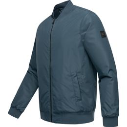 Ragwear Herren Bomberjacke "Quadio", blau, Gr. M, Material: 50% Baumwolle, 50% Polyester, Jacken, l&auml;ssige, wasserdichte Herren Blousonjacke
