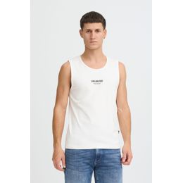Tanktop Blend "BHStemas", Herren, Gr. M, snow wei&szlig;, Single Jersey, 100% Baumwolle, bedruckt, normal normal, Rundhals, Tops Tanktop, L&auml;ssiges Tanktop mit Print