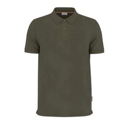 JOOP! Poloshirt JOOP JEANS "Ambrosian", Herren, Gr. L, dunkelgr&uuml;n, Piqu&eacute;, Obermaterial: 95% Baumwolle, 5% Elasthan, unifarben, normal, Rippb&uuml;ndchen, Shirts