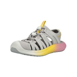 Keen Damen Sandale "Keen Sandalen Leder/Textil", Gr. 40grau, gelb, Leder, Textil, Schuhe