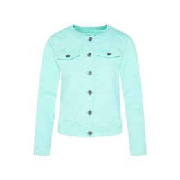 SOCCX Damen Jeansjacke, blau, Gr. XXL, unifarben, Jeans, Material: 85% Baumwolle, 12% Polyester, 3% Elasthan, Jacken, mit Brusttaschen