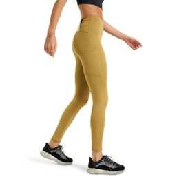 Roxy Damen Leggings "Waves Of Warmth", gelb, Gr. XL, Obermaterial: 88% Polyester, 12% Elasthan., Hosen