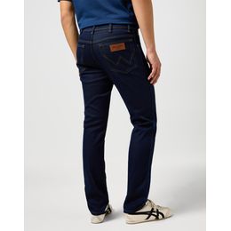 Wrangler Herren Slim-fit-Jeans "TEXAS SLIM", blau, Gr. 31, Denim/Jeans, Obermaterial: 56% Baumwolle, 25% Polyester, 13% Lyocell, 5% Elastomultiester,